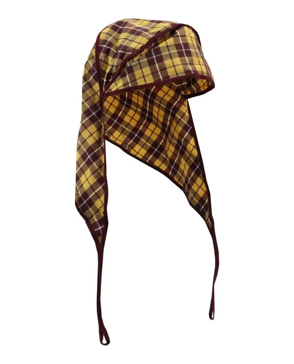 Gucci Plaid Rain Hat - Yellow