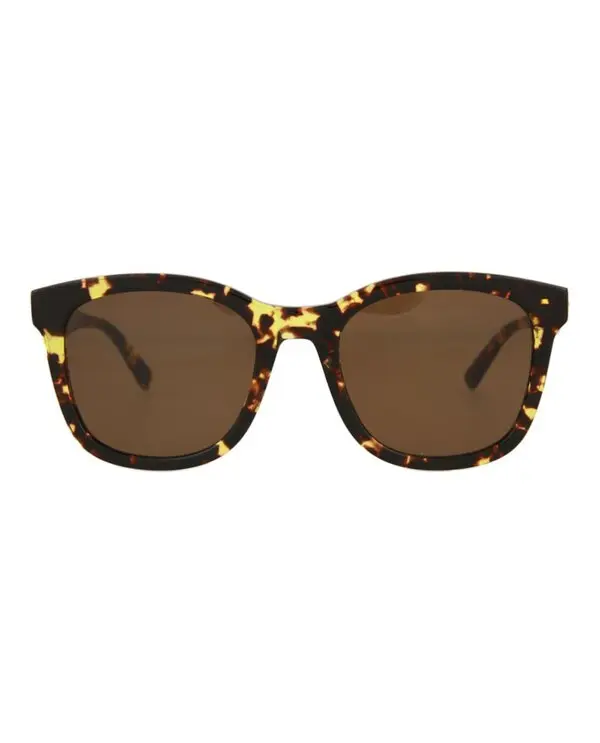 Bottega Veneta Round Frame Acetate Sunglasses - Havana Havana Brown (bv1080sk/30009237/002)