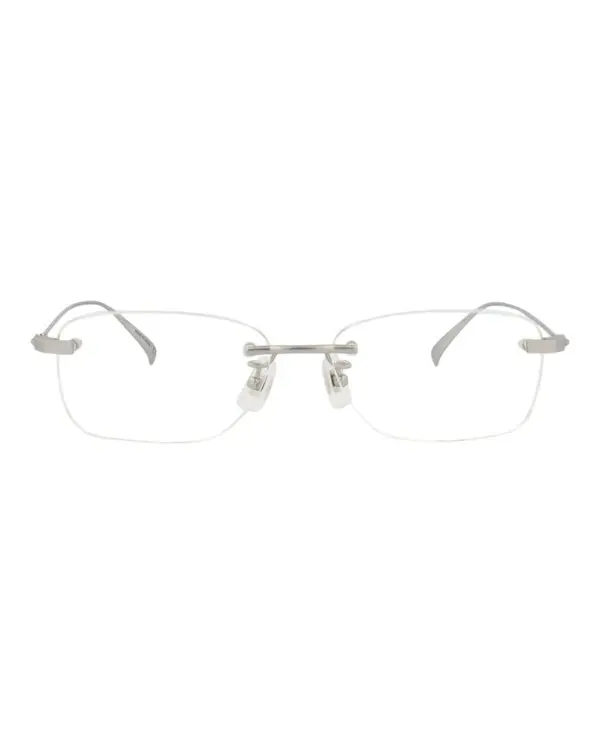 Dunhill Square Frame Titanium Optical Frames - Silver Silver Transparent (du0010oj/30009695/003)