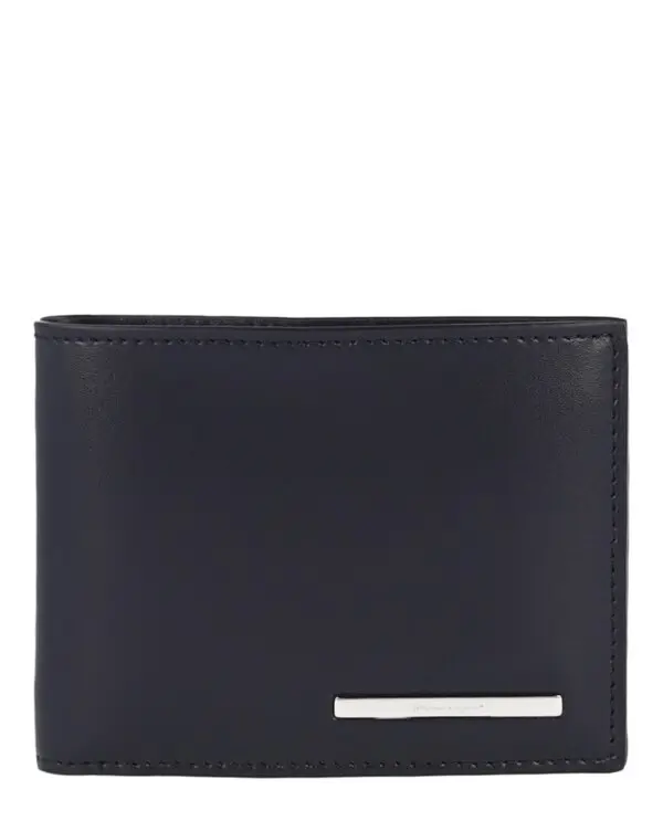 FERRAGAMO Crosta Bifold Wallet - Blue