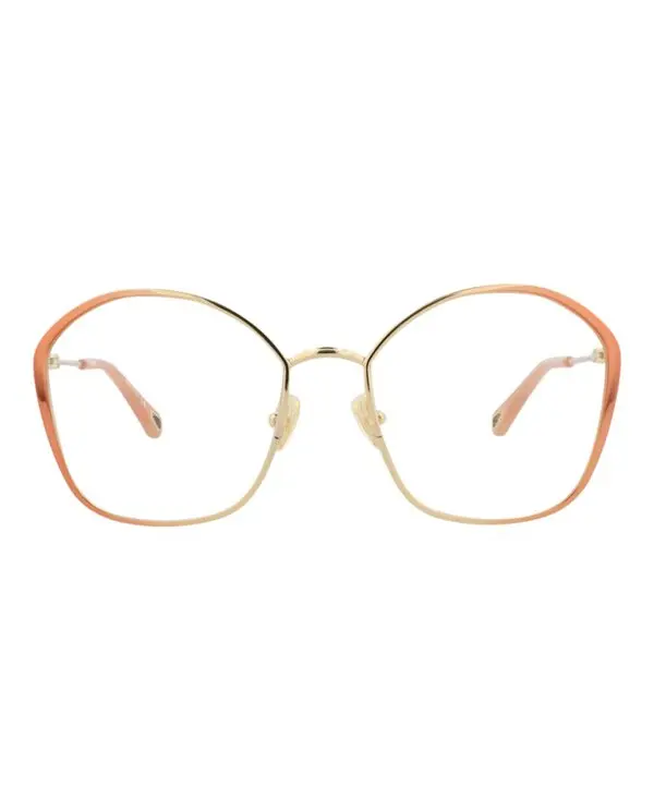 Chloé Round-frame Metal Optical Frames - Nude Nude Transparent (ch0017o/30009856/006)