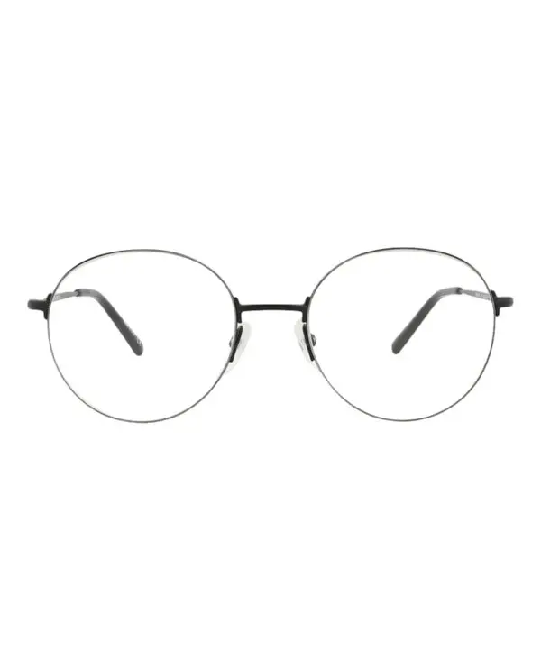 Balenciaga Round-frame Optical Frames - Black Black Transparent (bb0035o/30006640/001)