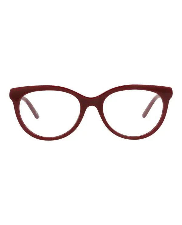 Balenciaga Round-frame Acetate Optical Frames - Burgundy Burgundy Transparent (bb0185o/30011863/003)