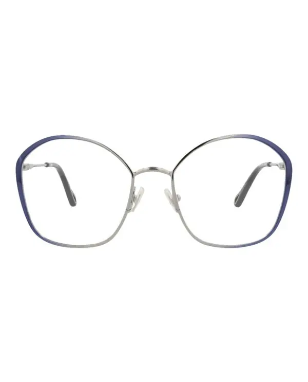 Chloé Round-frame Metal Optical Frames - Blue Blue Transparent (ch0017o/30009856/004)