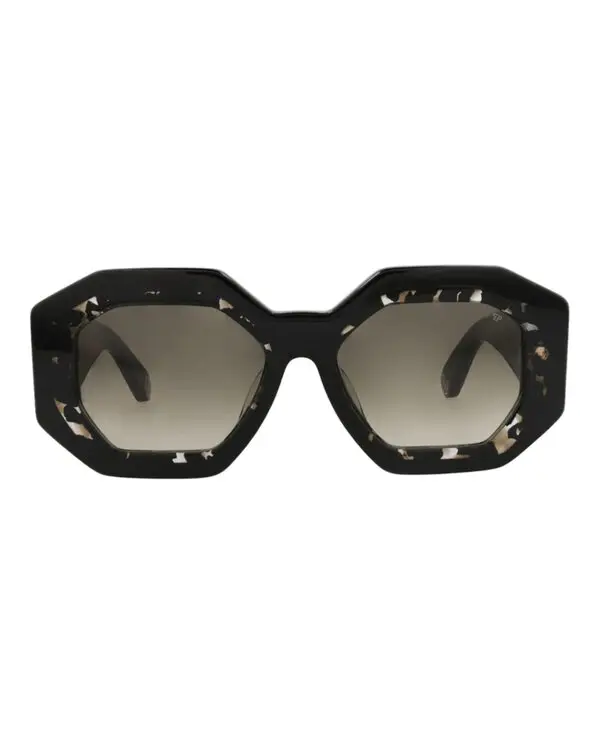 Philipp Plein Square-frame Acetate Sunglasses - Black Black Green (spp098m/53/0700)
