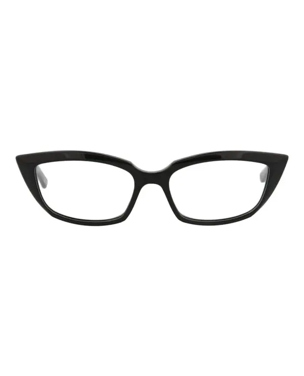 Balenciaga Acetate Cat Eye Optical Frames - Black Black Transparent (bb0063o/30008237/001)