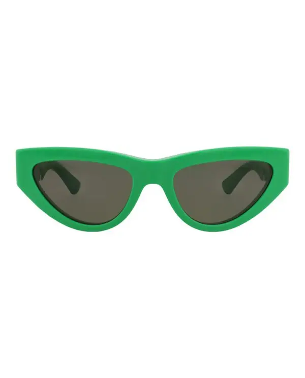 Bottega Veneta Acetate Cat Eye Frame Sunglasses - Green Green Green (bv1176s/30013665/003)