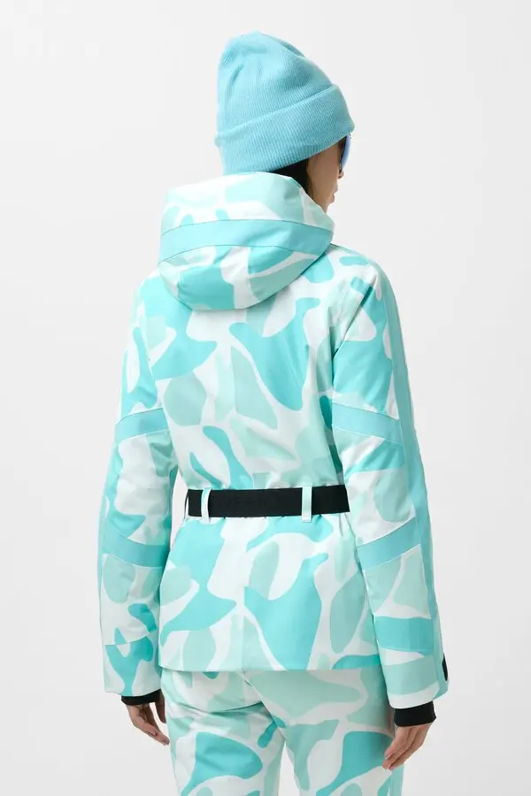 Bogner Moia Ski Jacket - Ice Blue/white