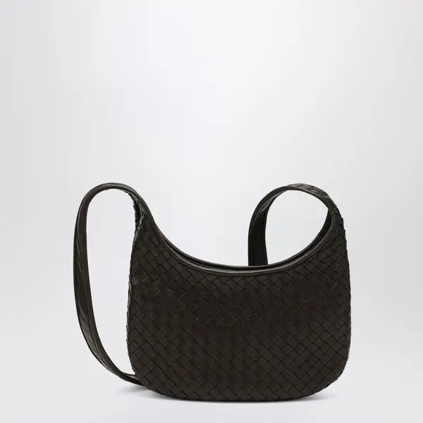 Bottega Veneta Small Veneto Bag In Intrecciato - Brown