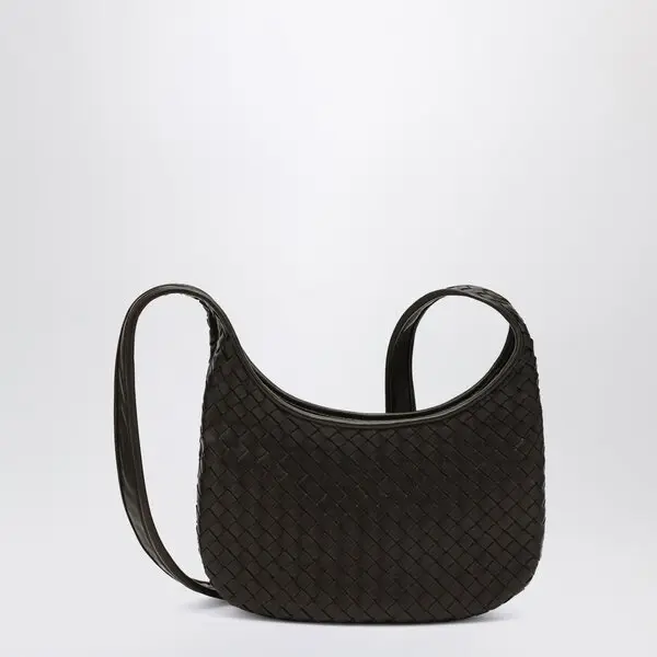 Bottega Veneta Small Veneto Bag In Intrecciato - Brown