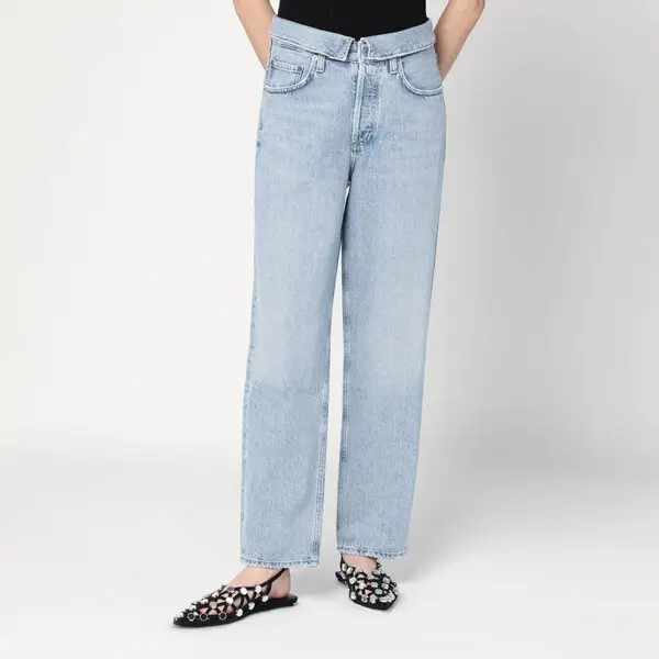 AGOLDE High-waisted Cotton Denim Jeans
