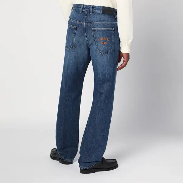 Givenchy Straight Jeans With Dark Wash - Blue