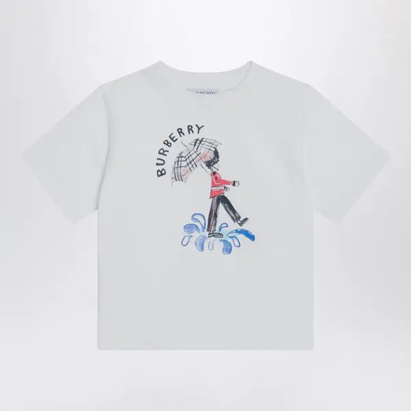 Burberry Logo Print T-shirt - White