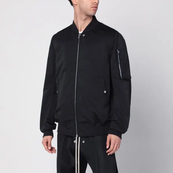 Rick Owens Nylon Blend Bomber Jacket