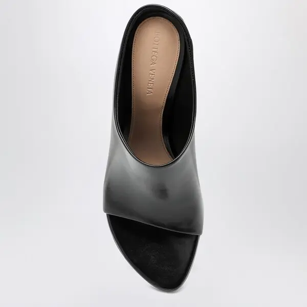 Bottega Veneta Leather Rana Mule - Black