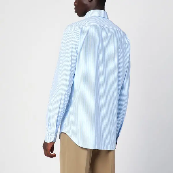 XACUS Striped Light Poplin Active Shirt