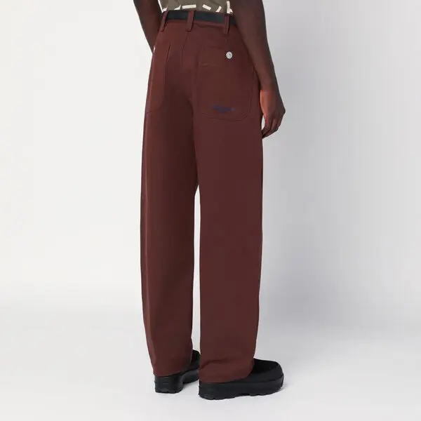 Stone Island Cotton Blend Trousers