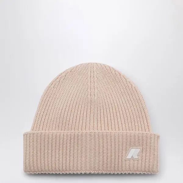K-WAY Brice Wool And Cotton Bonnet - Pink