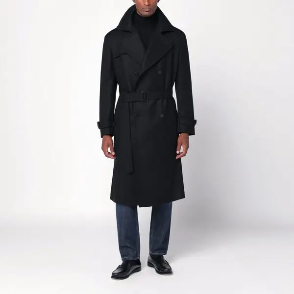 Tagliatore Borns Belted Overcoat
