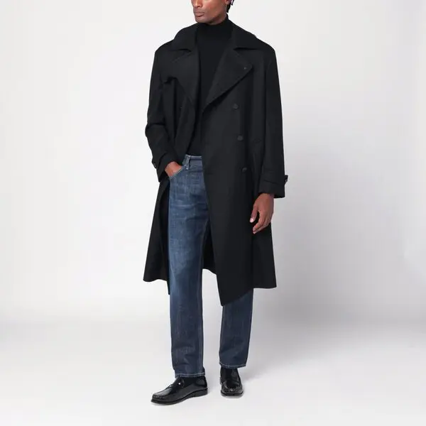 Tagliatore Borns Belted Overcoat