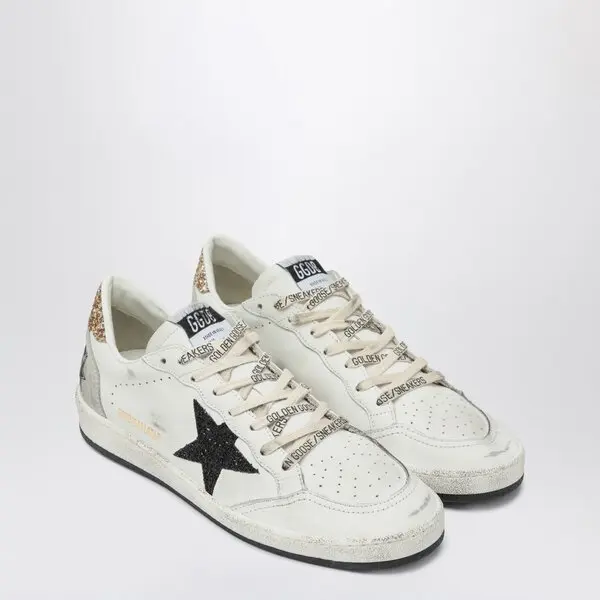 GOLDEN GOOSE Ball Star Sneakers With Glitter