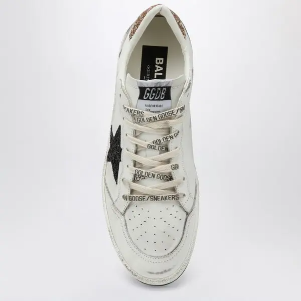 GOLDEN GOOSE Ball Star Sneakers With Glitter