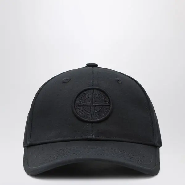 Stone Island Baseball Cap With Logo - Blue