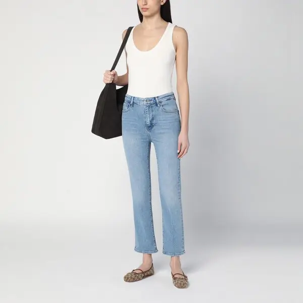 FRAME Light-wash Denim Jeans