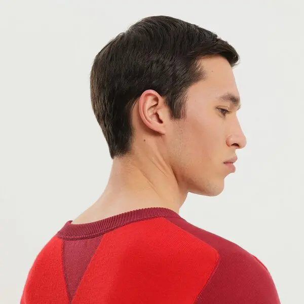 1989 STUDIO Color Blocked Crewneck Pullover