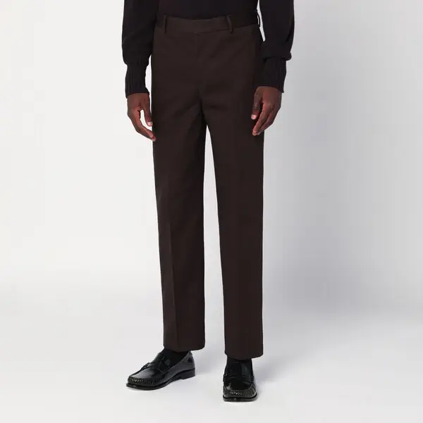 PT TORINO Cotton Trousers - Brown