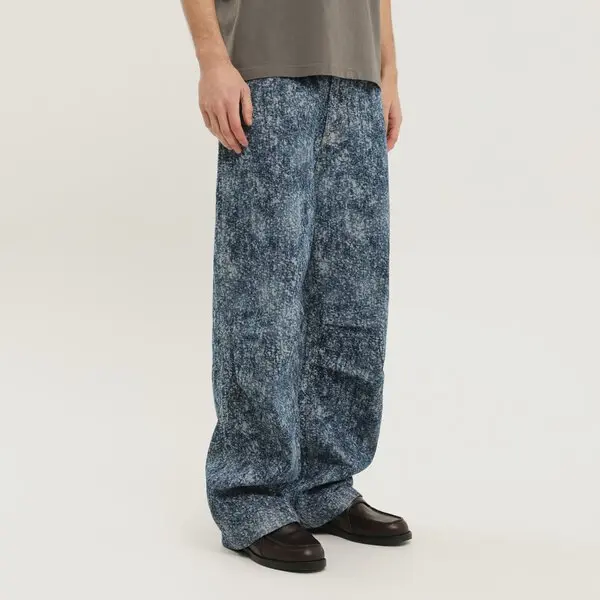 1989 STUDIO Marble Mastiff Denim Pants - Light Blue