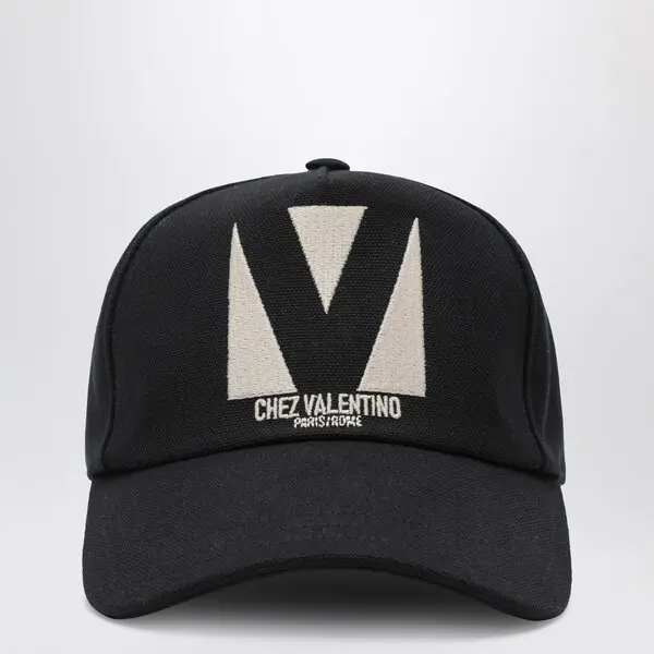 Valentino Garavani Chez Baseball Cap - Black