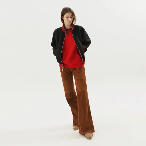 1989 STUDIO Color Block Crew Neck Pullover