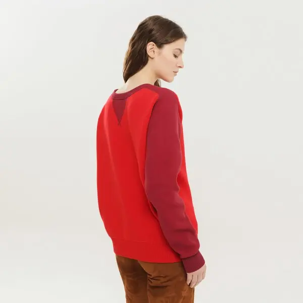 1989 STUDIO Color Block Crew Neck Pullover