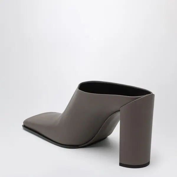 Alaïa Leather Mules With Block Heel