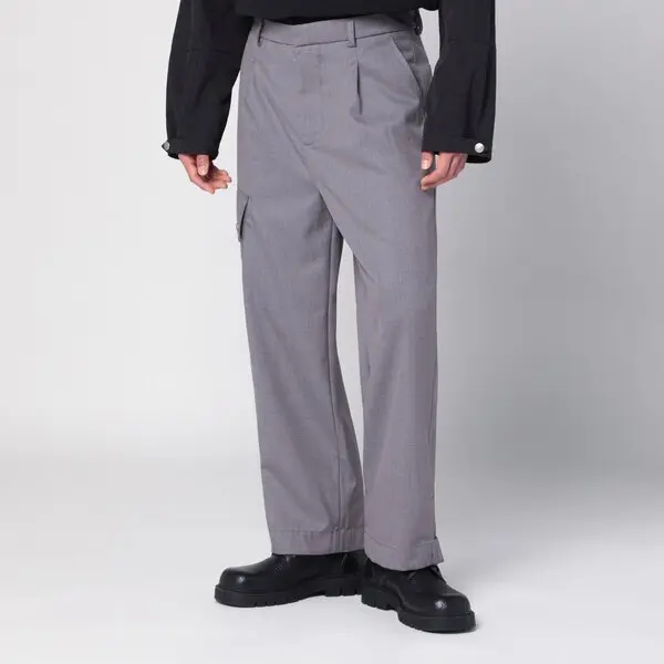 OAMC Peacemaker Wool-blend Trousers - Grey