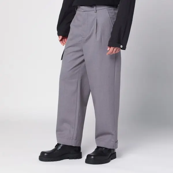 OAMC Peacemaker Wool-blend Trousers - Grey