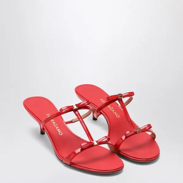 FERRAGAMO Flame Mini Bow Sandals