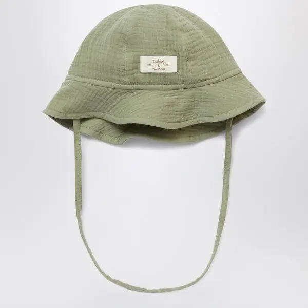 TEDDY & MINOU Hat With Drawstring - Green