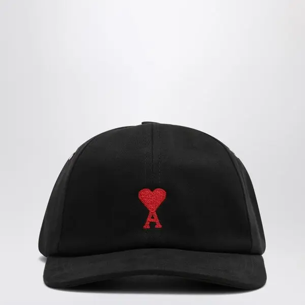 Ami Logo Baseball Cap - Black