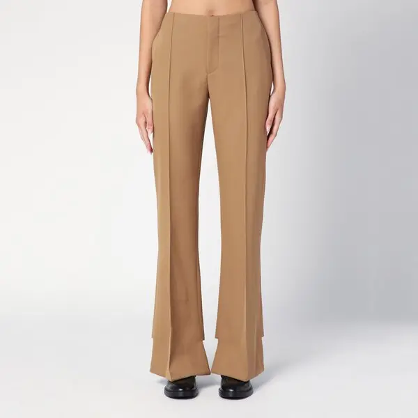 Chloé Asymmetrical Wool Trousers