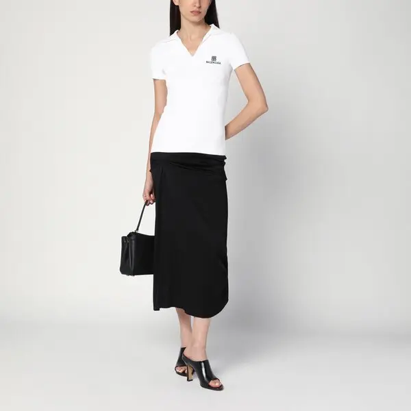 Balenciaga Short-sleeve Nano Bb Tank Top - White