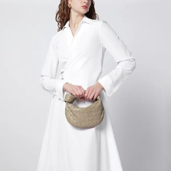 Bottega Veneta Mini Jodie Bag - Beige