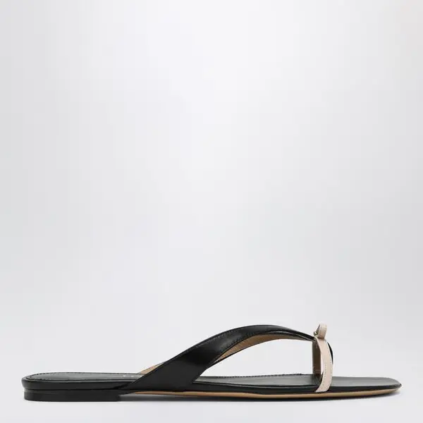 FERRAGAMO Mini Bow Flip-flop - Black
