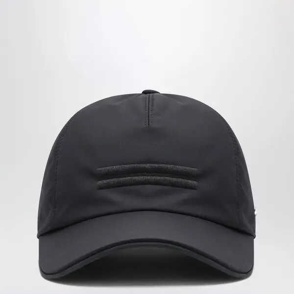 Zegna Baseball Cap In Technical Fabric - Blue