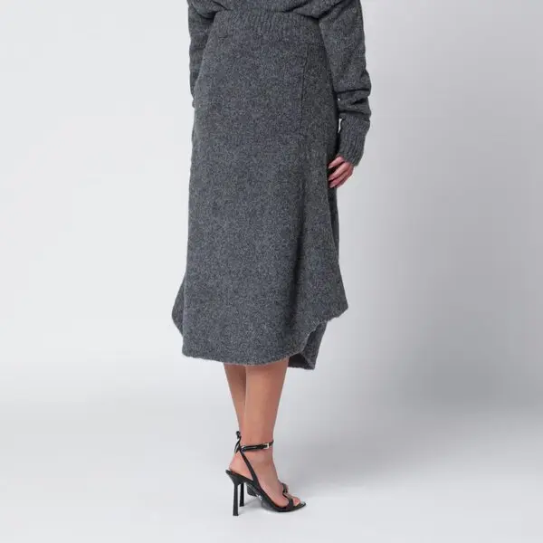 ENTIRE STUDIOS Wool-blend Midi Skirt