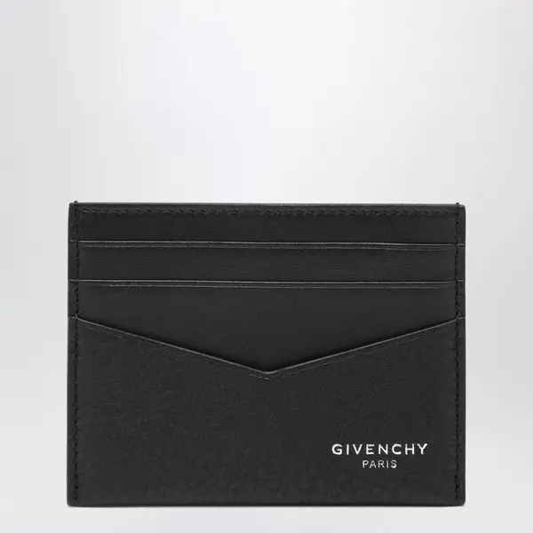 Givenchy Smooth Leather Card Holder - Black