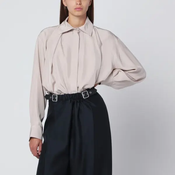 Loewe Light Draped Silk Shirt