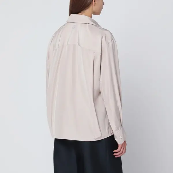 Loewe Light Draped Silk Shirt