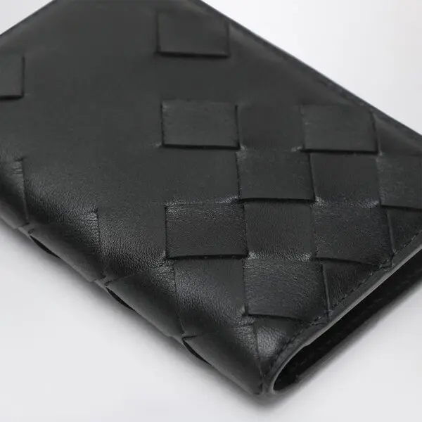 Bottega Veneta Card Holder With Flap In Braided